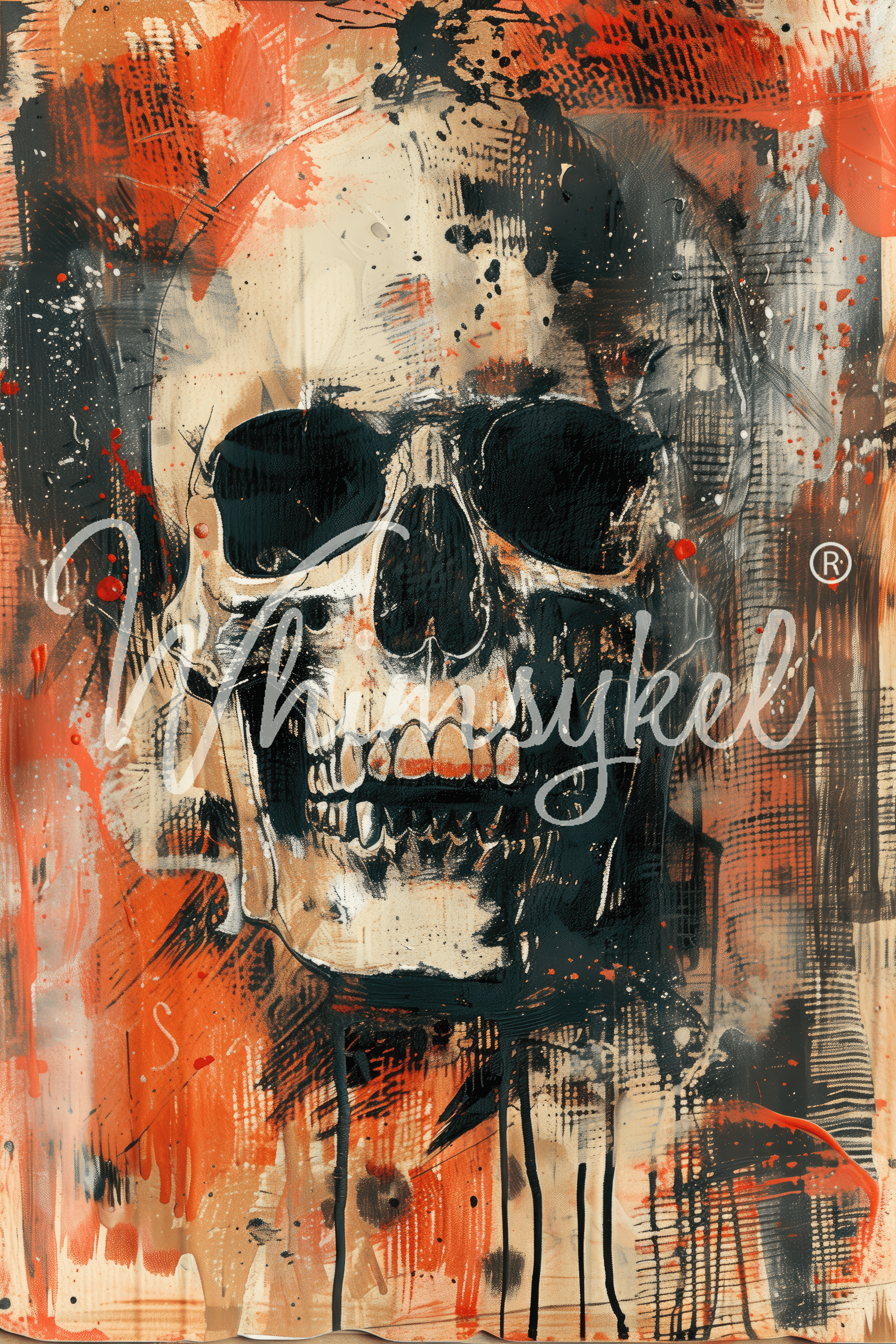 Bone Whisper | Tissue or Rice Decoupage Paper